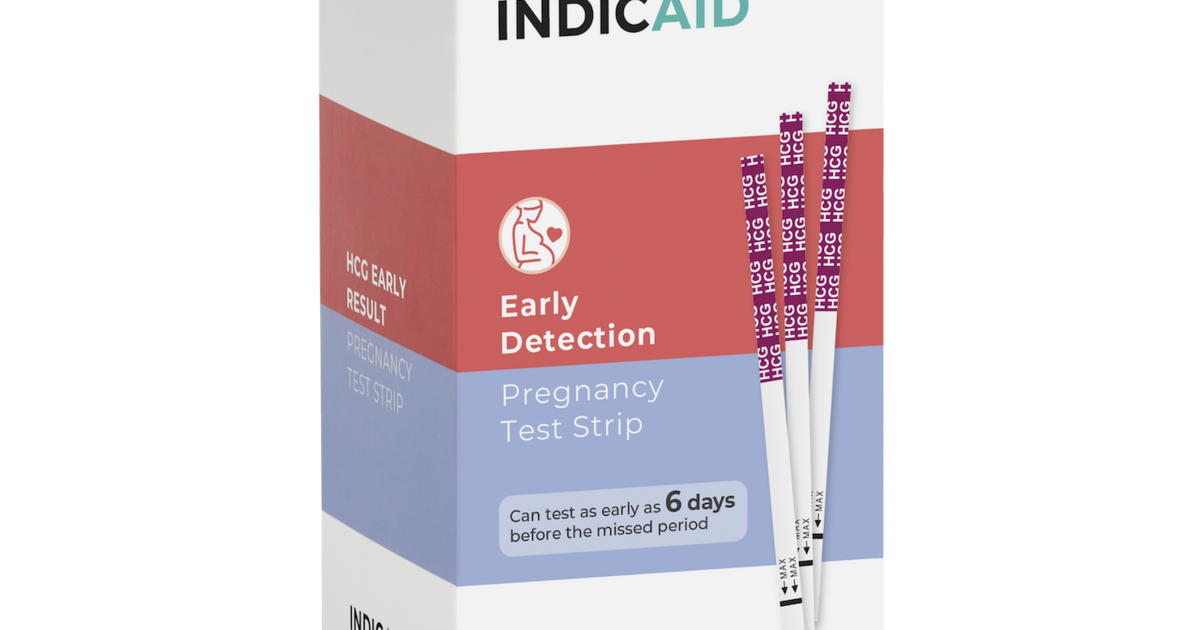 INDICAID® Early Detection Pregnancy Test Strip | PHASE Scientific Americas